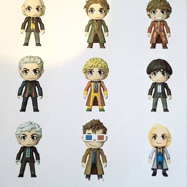 Dr Who Cake Topper - Etsy UK