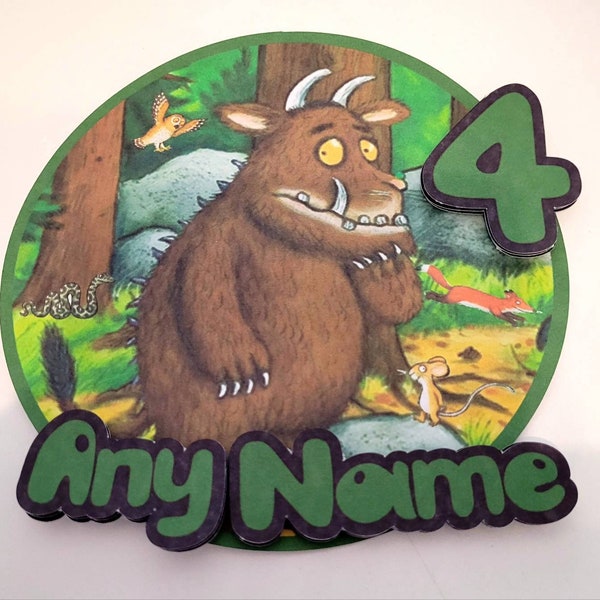 Gruffalo Birthday Card - Etsy UK
