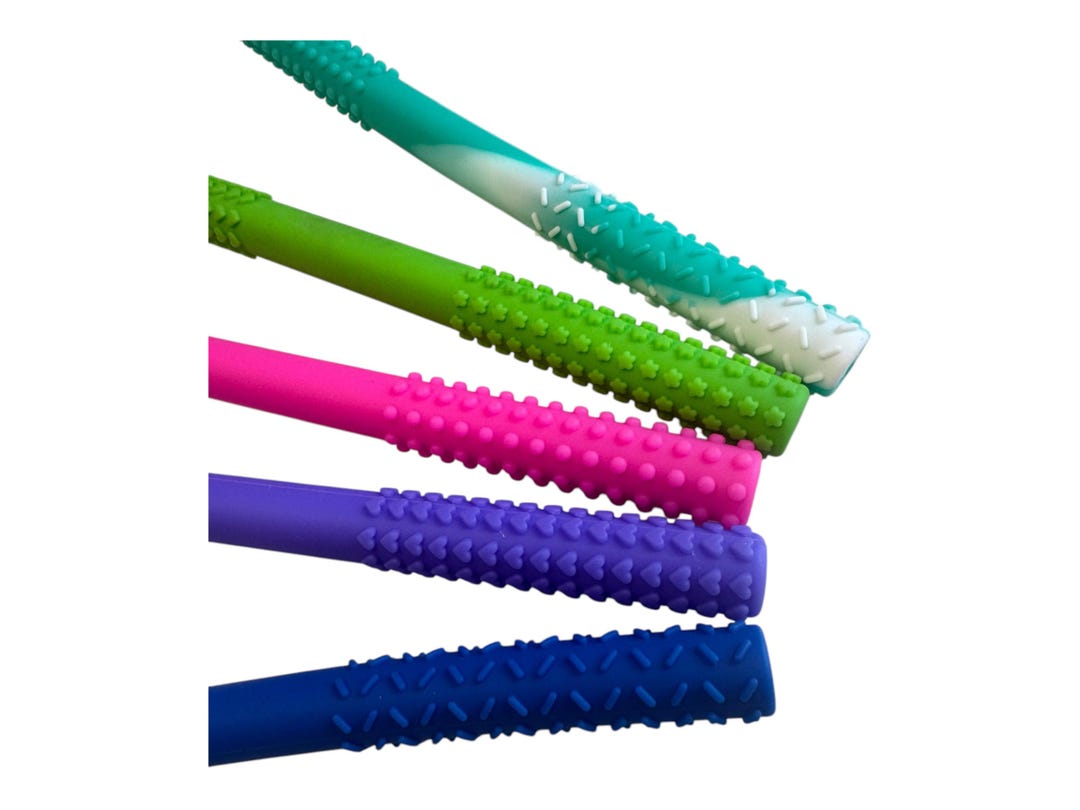 Textured Tube Chewing Adult Sensory Chew Toy Fidget Tools - Etsy Australia