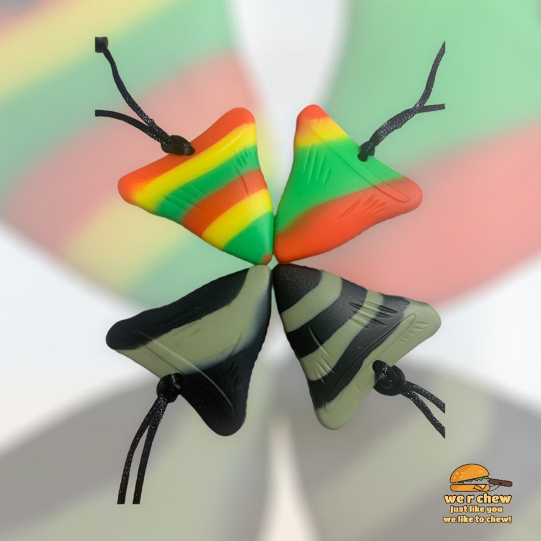 Shark Tooth Chewy Necklace | Silicone Pendants | ASD | Chewelry | ADHD ...