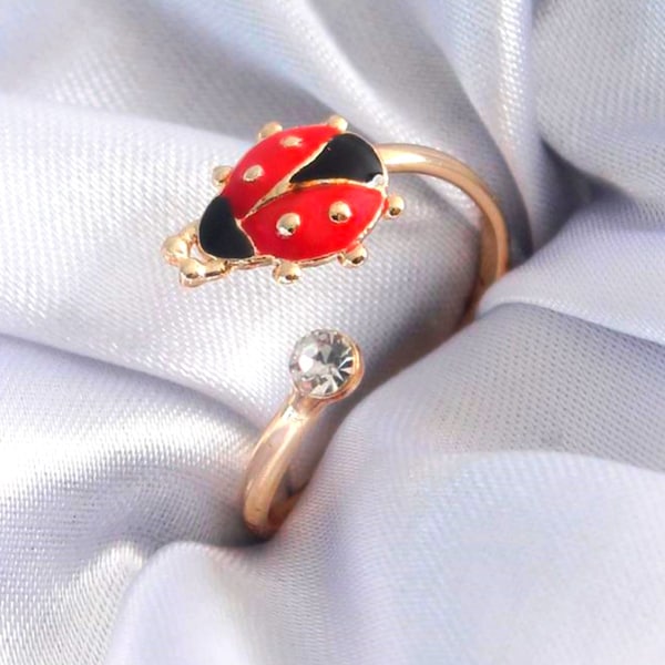 Ladybug Ring - Etsy