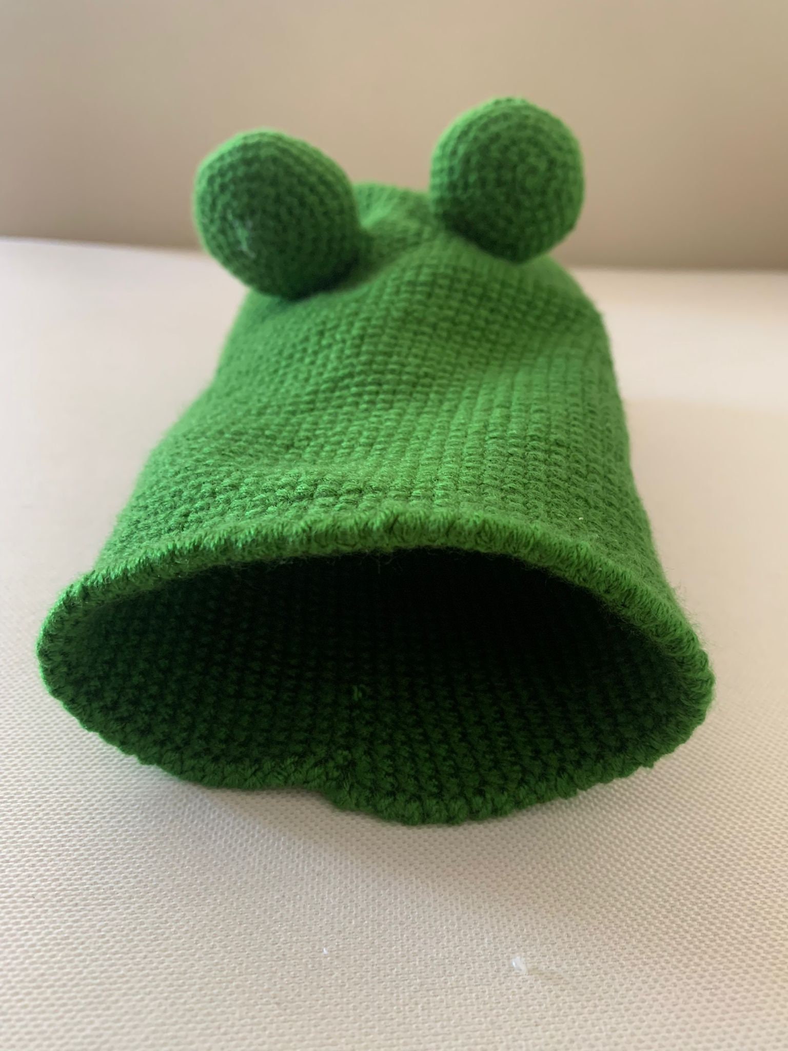 Green Frog Hand Puppet Crochet Speech Therapy Puppet Early Learning ...