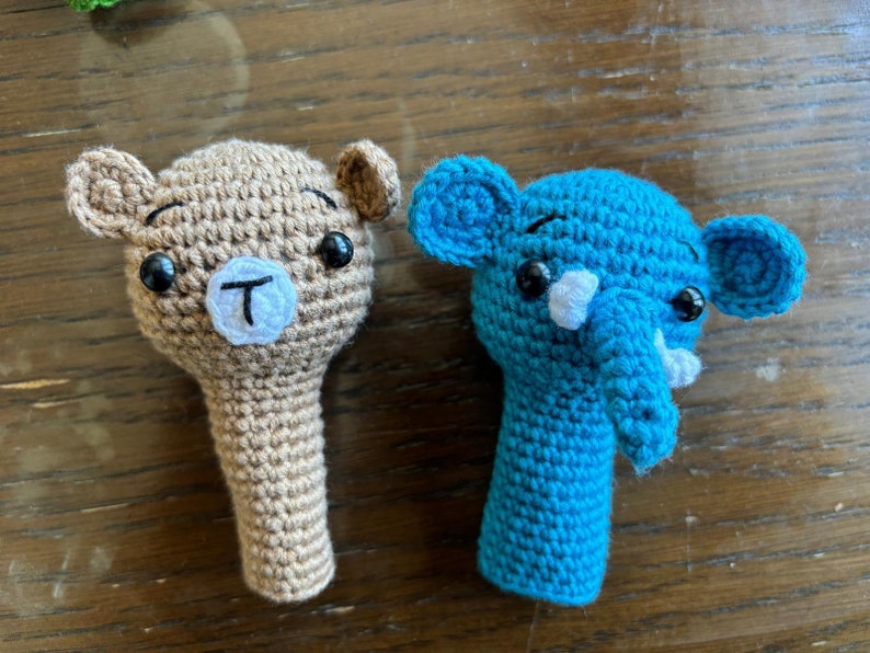 Finger Puppet Set Theatre Small Farm Animals Educational Speech Therapy ...