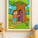 Magical Coloring Page – Printable Adventure Sheet for Kids – Luna the ...