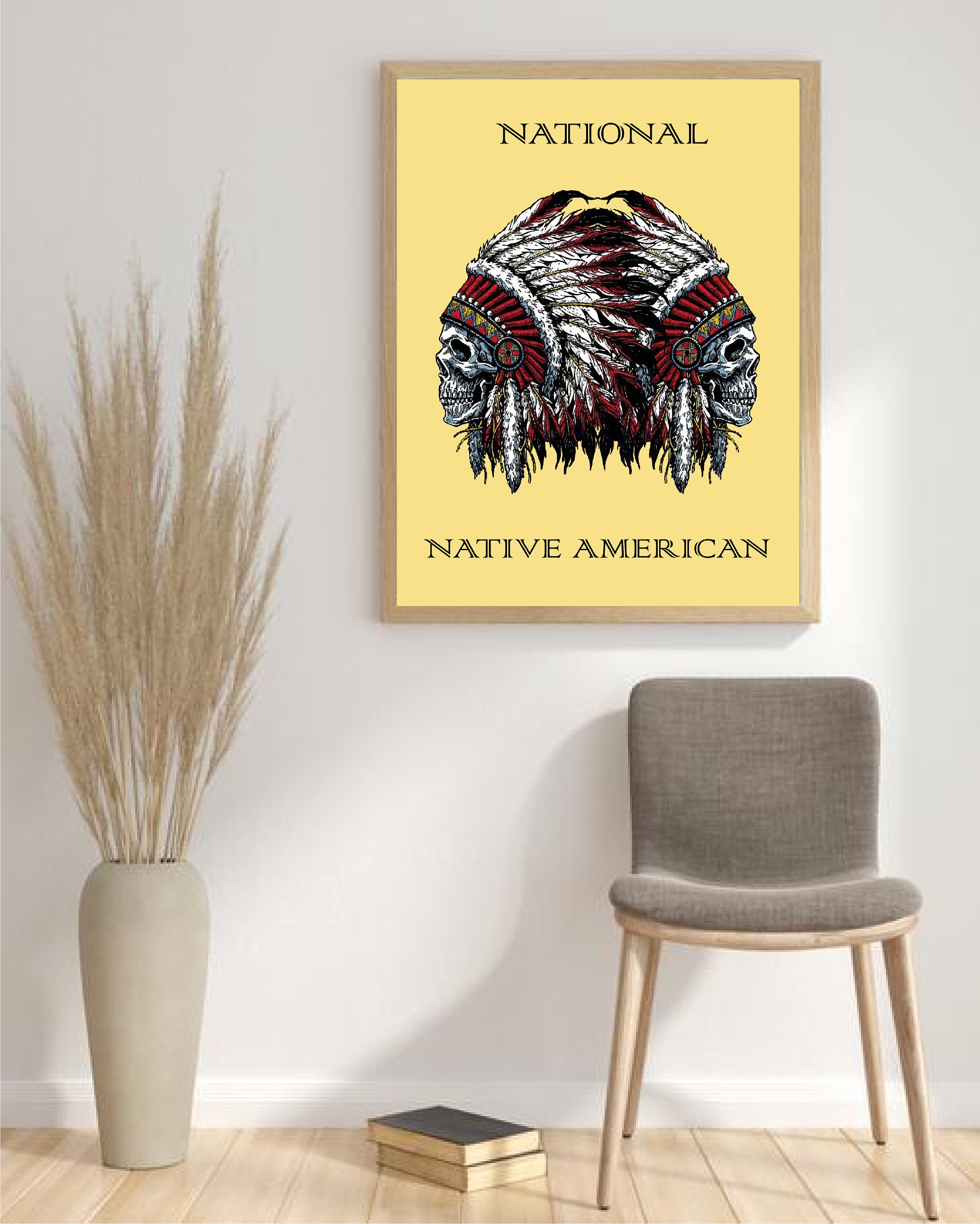 NATIONAL NATIVE AMERICAN Tribal Poster Native Indian in - Etsy