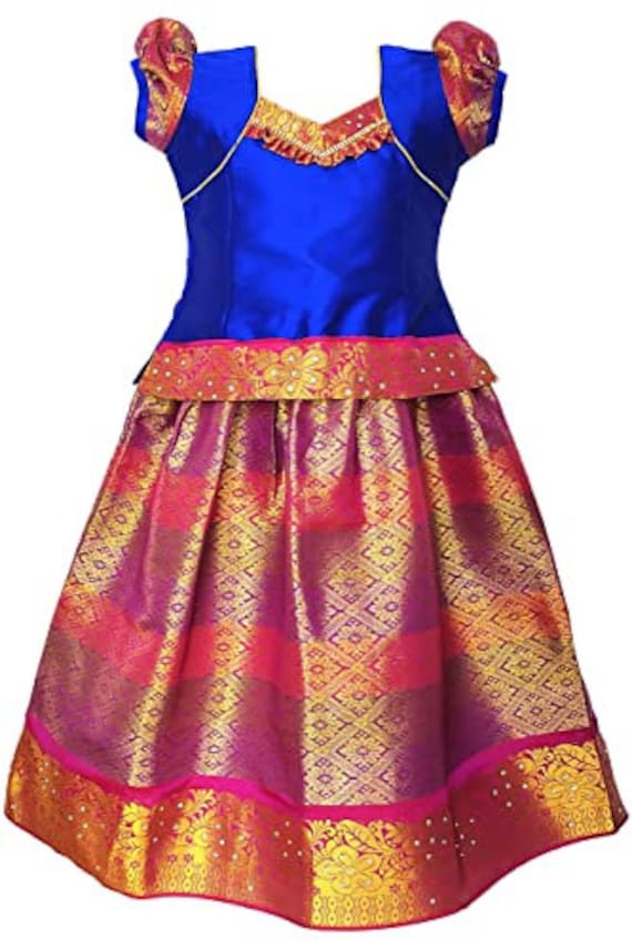 South Indian Traditional Dress For Kids