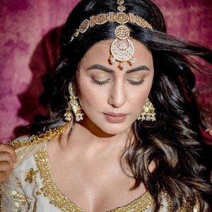 Traditional Sheesh Patti Indian Style Kundan Matha Patti / - Etsy