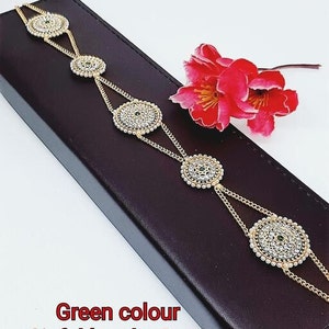 Traditional Sheesh Patti Indian Style Kundan Matha Patti / - Etsy