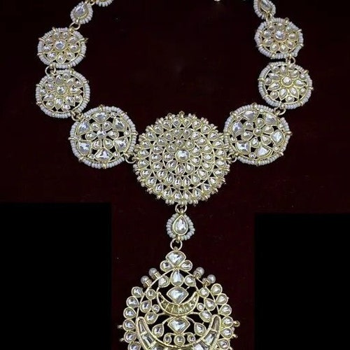 Traditional Sheesh Patti Indian Style Kundan Matha Patti / - Etsy