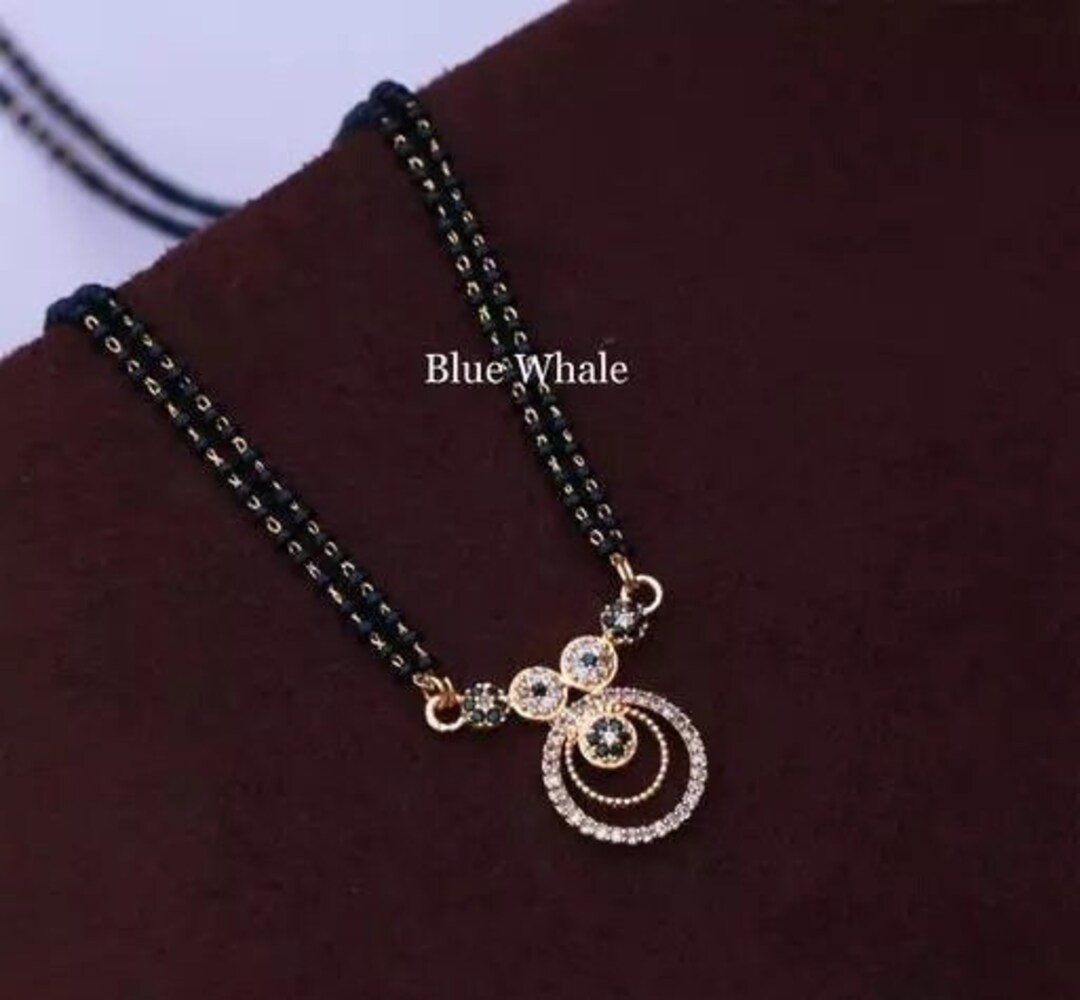 Ad Stone Vati, Mangalsutra , Indian Jewellery, Short Mangalsutra ...