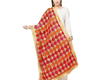 Phulkari Dupatta Heavy - Etsy