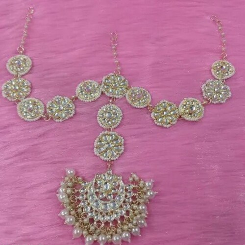 Traditional Sheesh Patti Indian Style Kundan Matha Patti / - Etsy