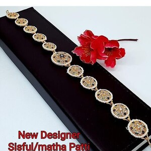 Traditional Sheesh Patti Indian Style Kundan Matha Patti / - Etsy