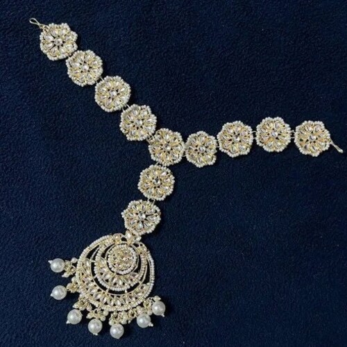 Traditional Sheesh Patti Indian Style Kundan Matha Patti / - Etsy