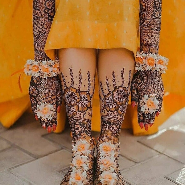 Flower Jewelry Haldi - Etsy