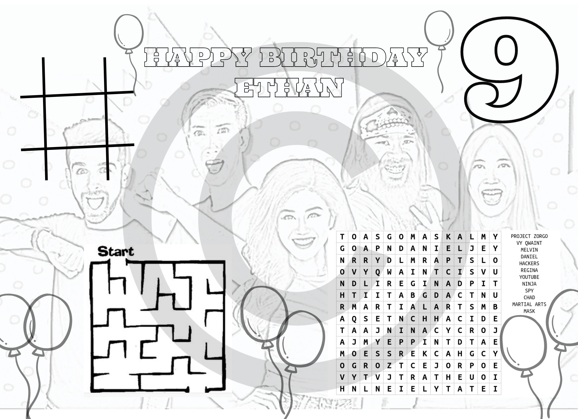 Chad Wild Clay Coloring Pages