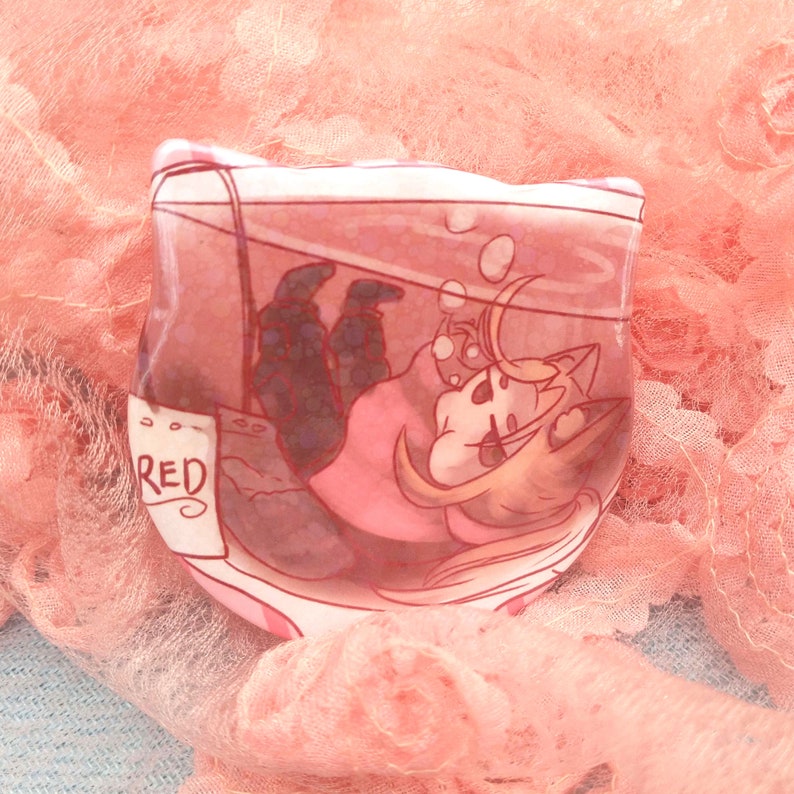 Catboy Cat Ear Button Pins - Etsy