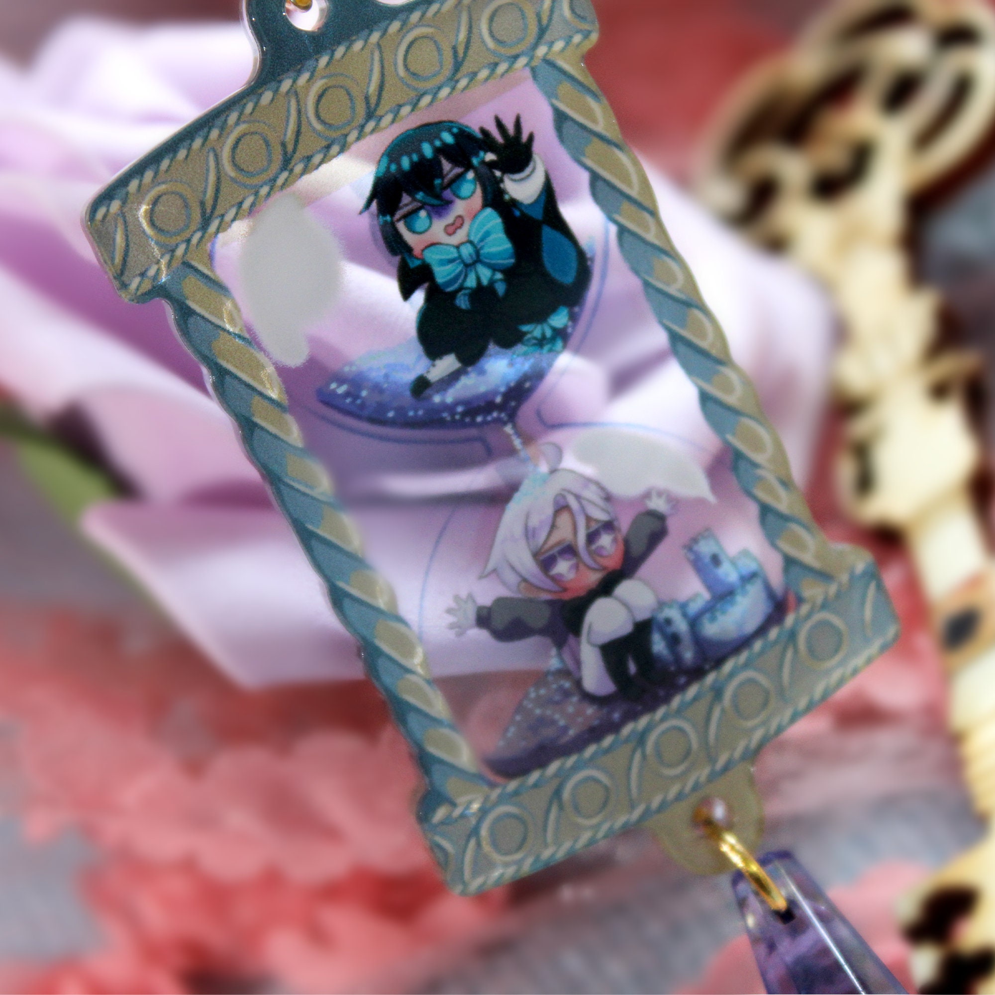 Vnc Vanitas and Noé Hourglass Keychain With Pendant - Etsy