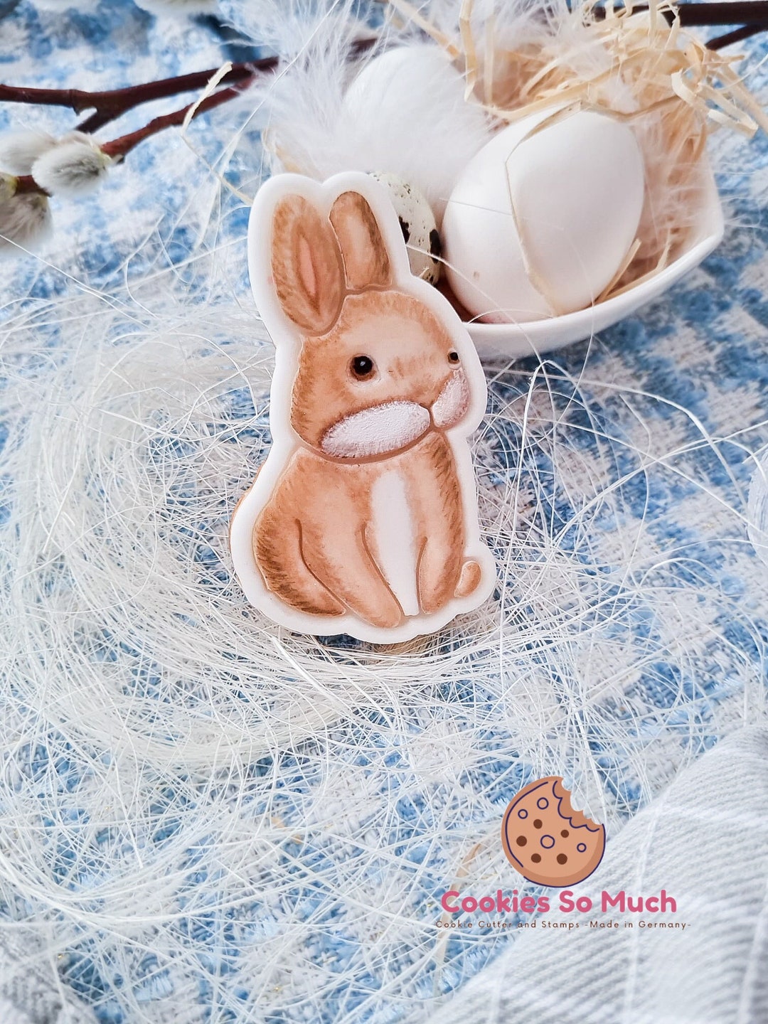 Cute Bunny Cookie Stamp Cookie Cutter - Etsy