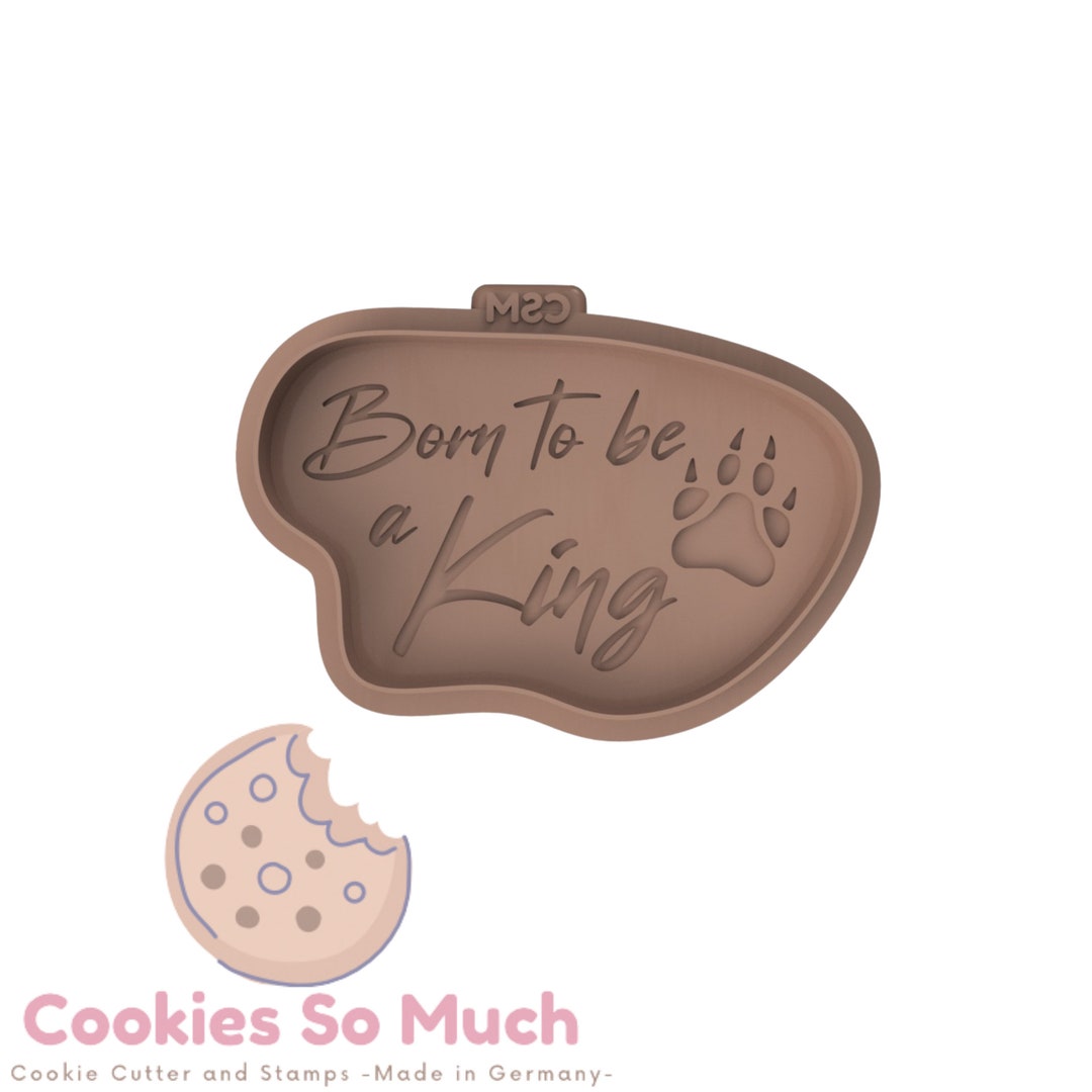 King Cookie Stamp Debosser, Cookie Cutters, Cookie Cutters, Fondant ...