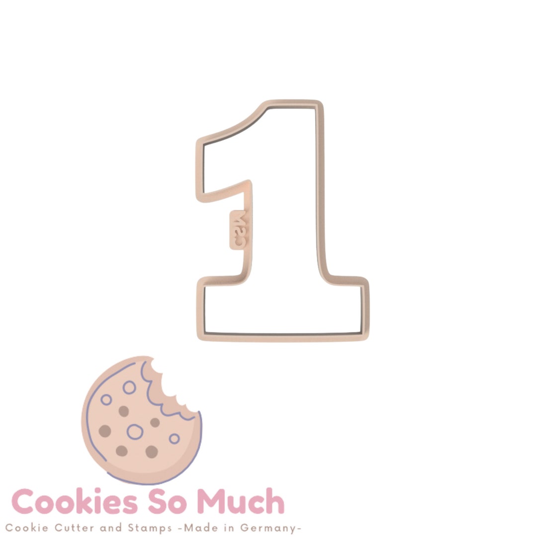 Number 1 Cookie Cutter - Etsy