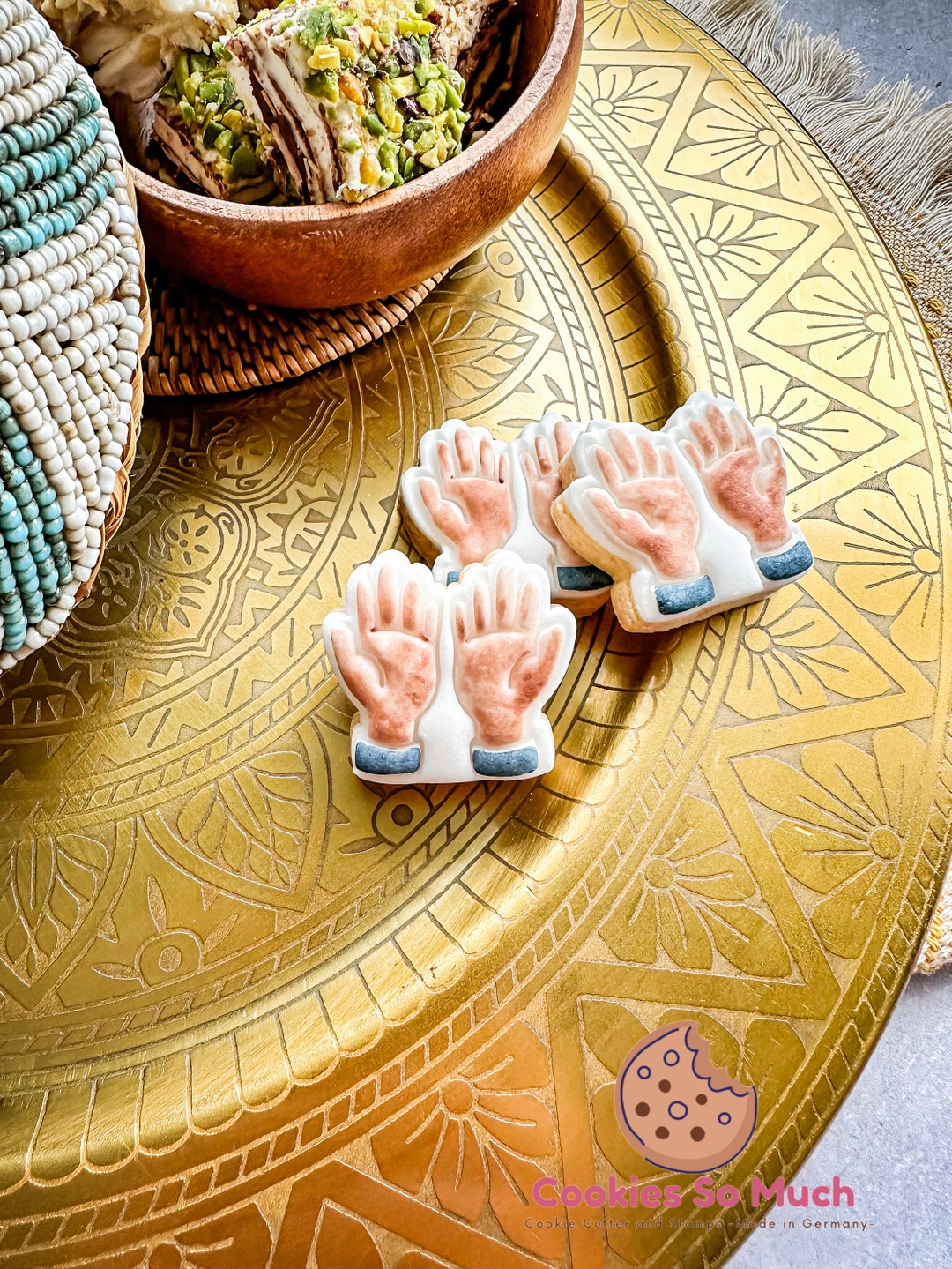 Praying Hands Cookie Stamp + Cookie Cutter - Etsy
