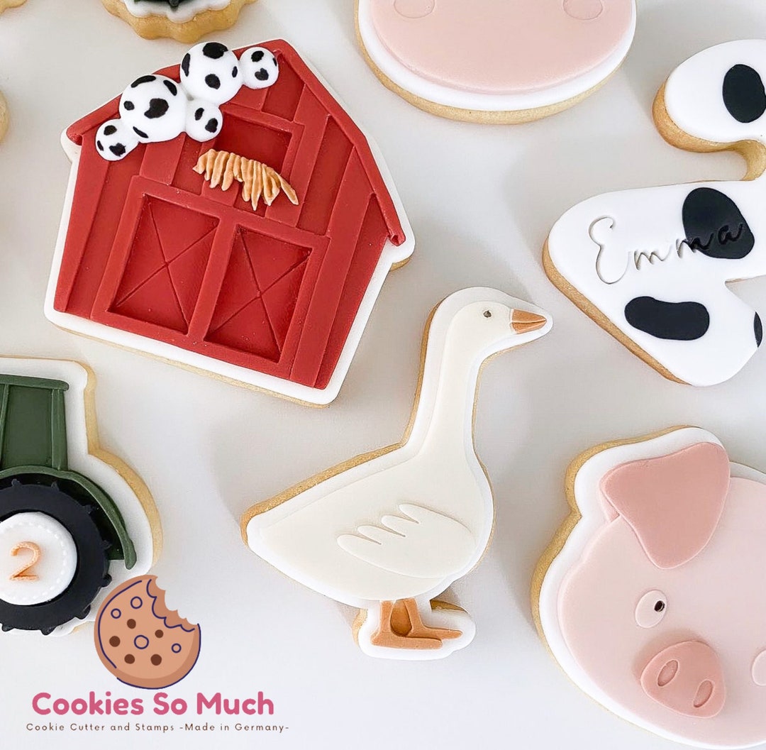 Goose Cookie Debosser Cookie Cutter, Goose Cookie Stamp Cookie Cutter ...
