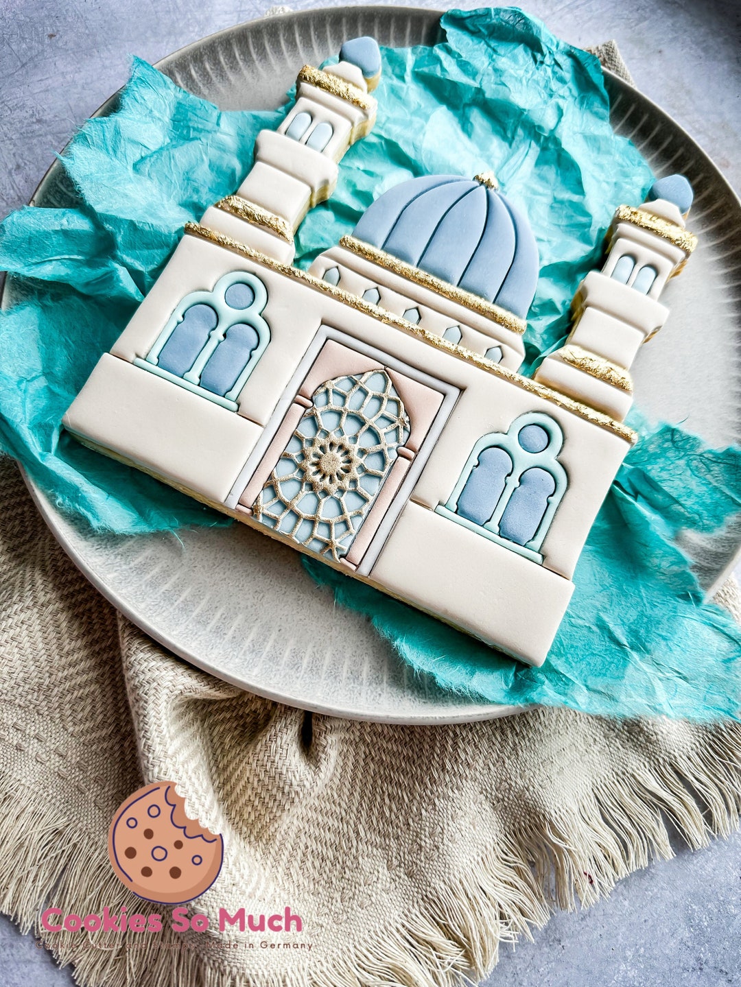 Mosque Cookie Stamp + Cookie Cutter, Mosque Cookie Cutter - Etsy