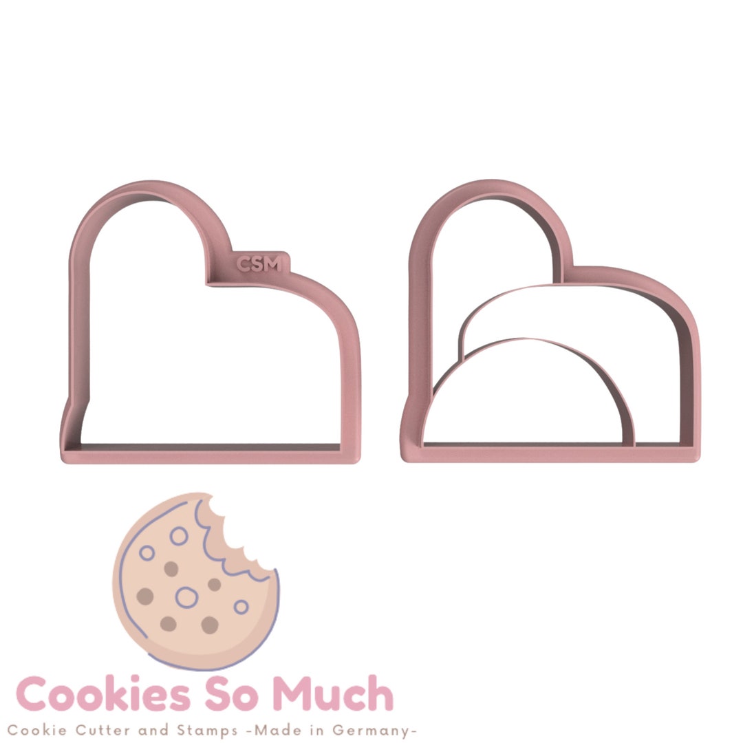 Tripple 1 Cookie Cutter, Arche Cook Cutter, Half Circle Cookie Cutter ...