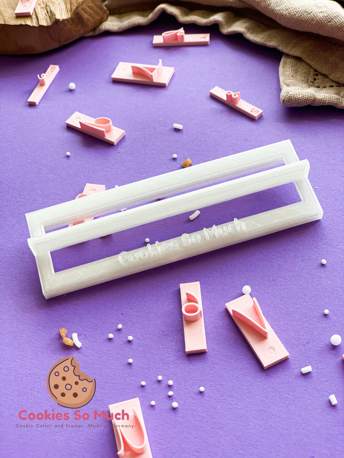 Signature Font Set Alphabet Cookie Stamp Cookie Decorating - Etsy