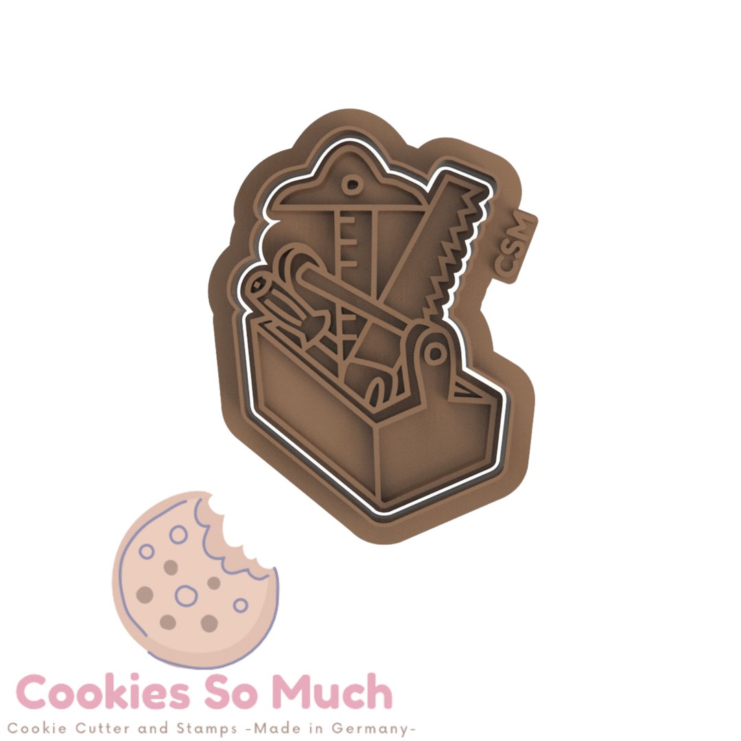 Tool Box Cookie Stamp, Cookie Cutter, Construction Cookie Stamp ...