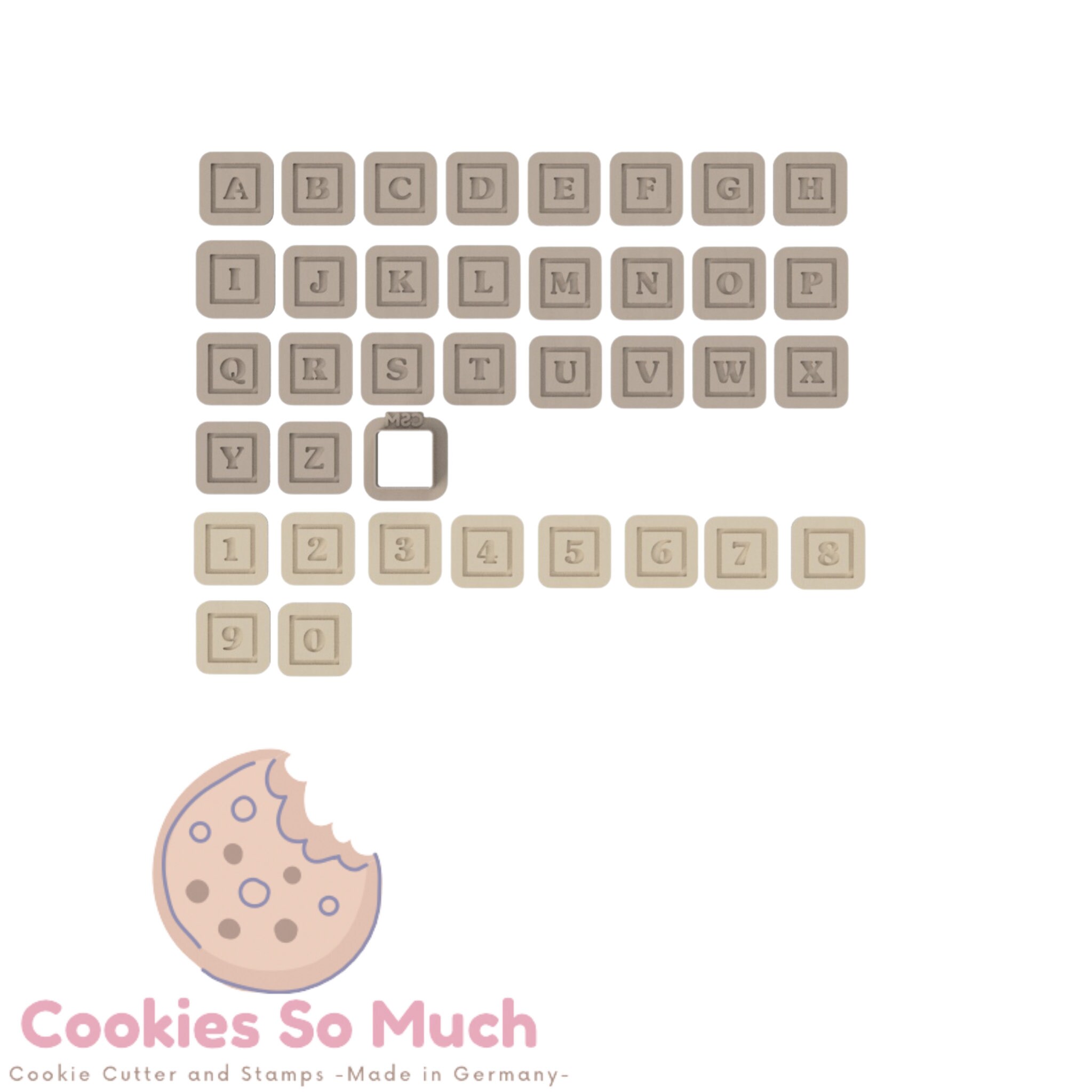 Block Fonts Fontset Block Font Set Baby Block Fonts - Etsy