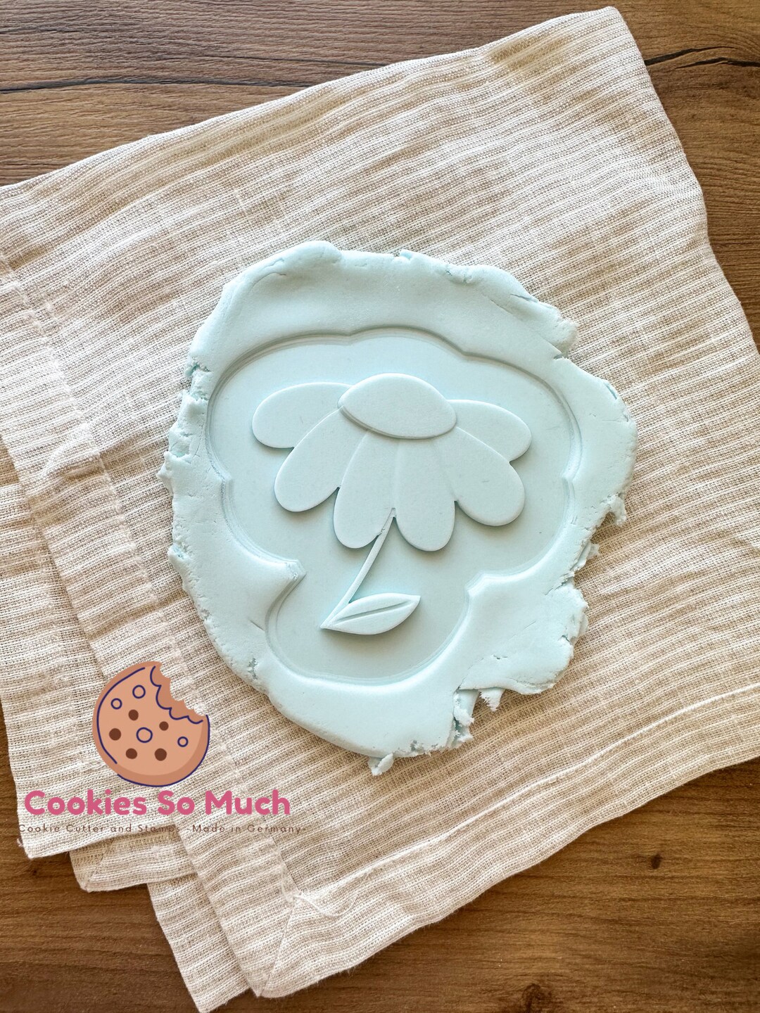 Cute Daisy Flower Cookie Stamp Cookie Cutter, Cute Daisy Flower Cookie ...