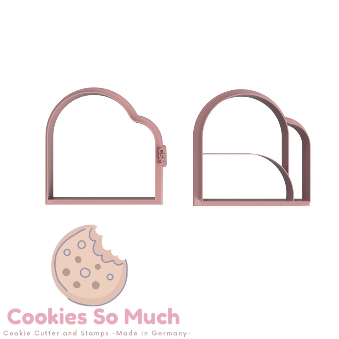 3 Shape Cookie Cutter, Cookie Cutter, Arch Cookie Cutter, Half Arch ...