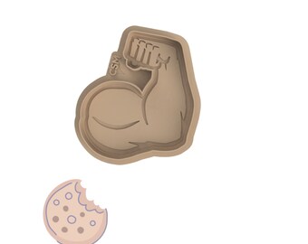 Strong Arm Muscle Bicep Cookie Cutter - Etsy
