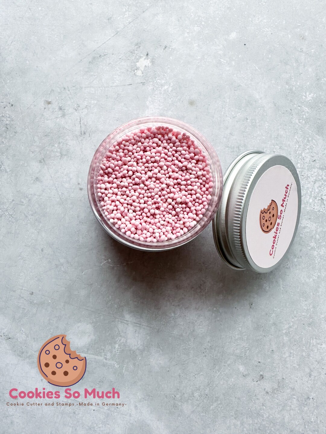 Barely Pink Nonpareils, Colorful Tiny Sprinkles for Cookies, Cakes ...