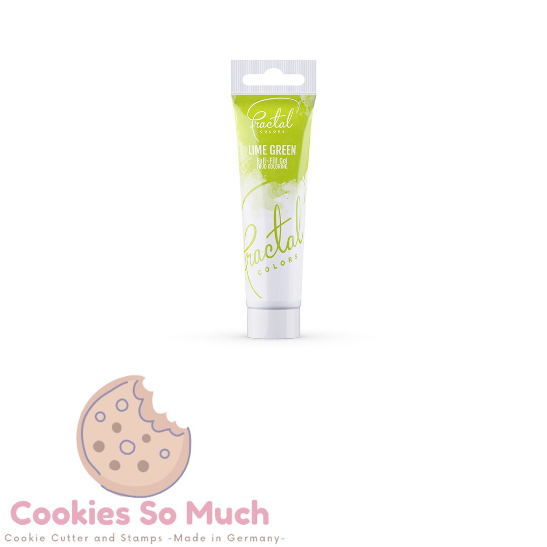 Lime Green FRACTAL COLORS Skin Tone Fullfill Gel Coloring, Cakes ...