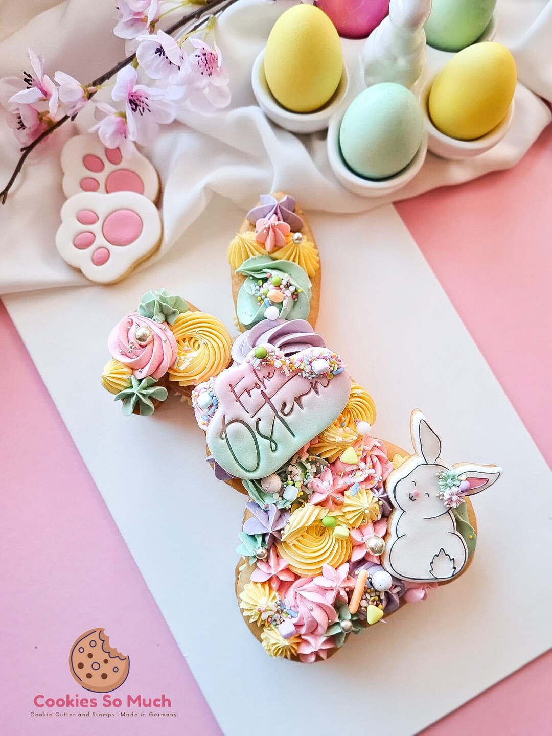 Easter Bunny Cake Template, Easter Bunny Cake Sheet - Etsy.de