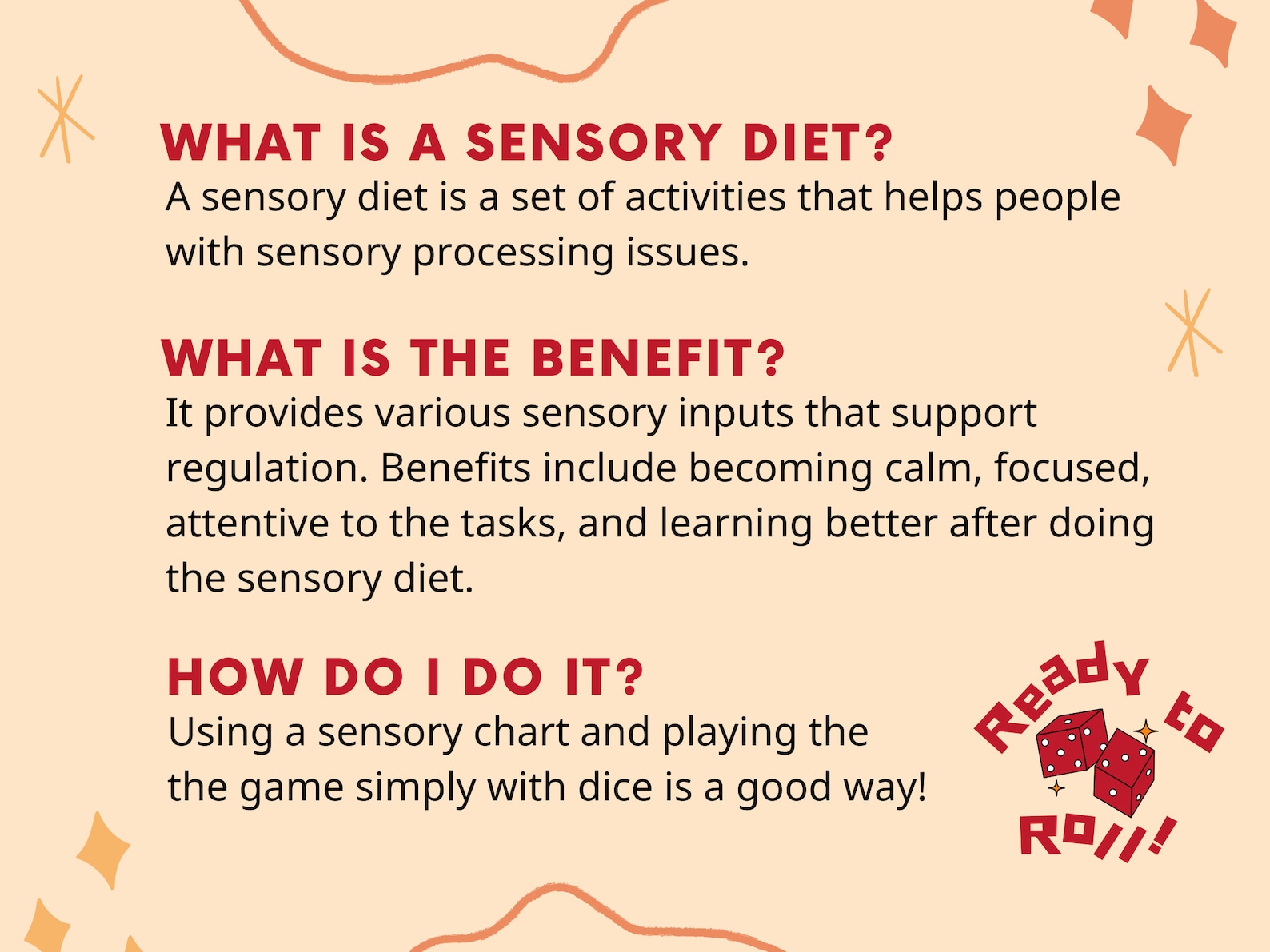 Sensory Chart | Sensory Diet | Exercise Printable | Kids Activity ...