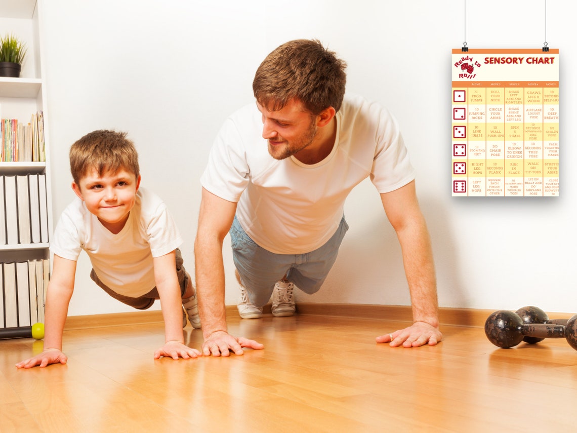 Sensory Chart | Sensory Diet | Exercise Printable | Kids Activity ...