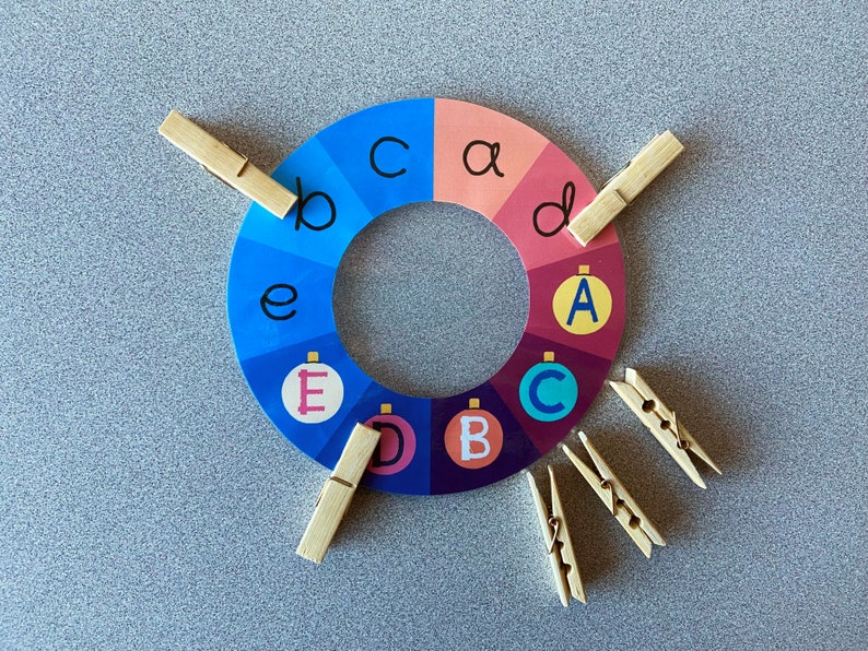 Alphabet Letter Practice Worksheets | Clothespin Flash Cards | Home ...
