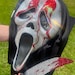 Bedazzled Scream Ghostface Mask With Knife - Etsy