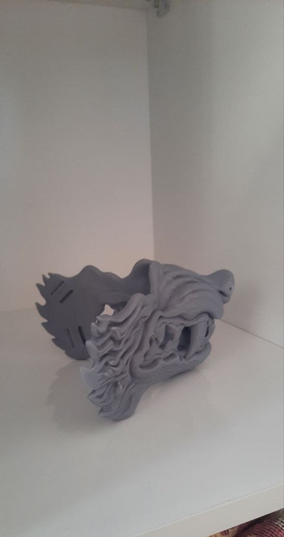 2 Wolf Mask Stl in 1 Digital Stl File - Etsy