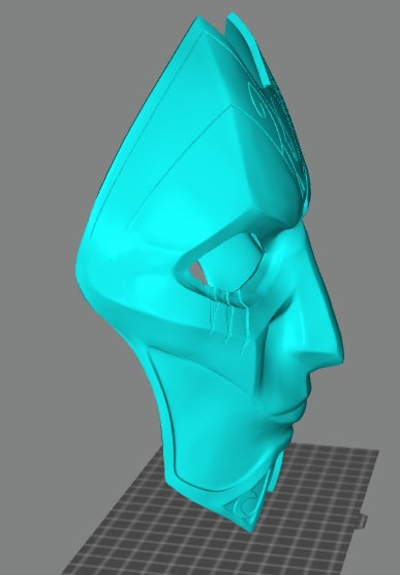 Jhin Mask League of Legends Digital Stl File - Etsy