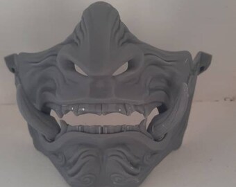Samurai Half Mask Stl - Etsy