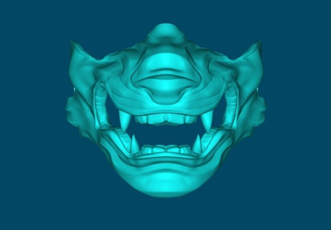 2 Wolf Mask Stl in 1 Digital Stl File - Etsy