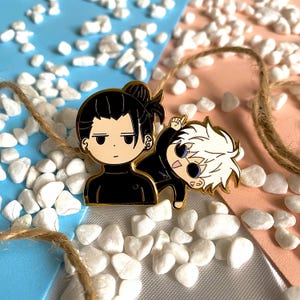 BSD & JJK Spring Enamel Pin - Etsy