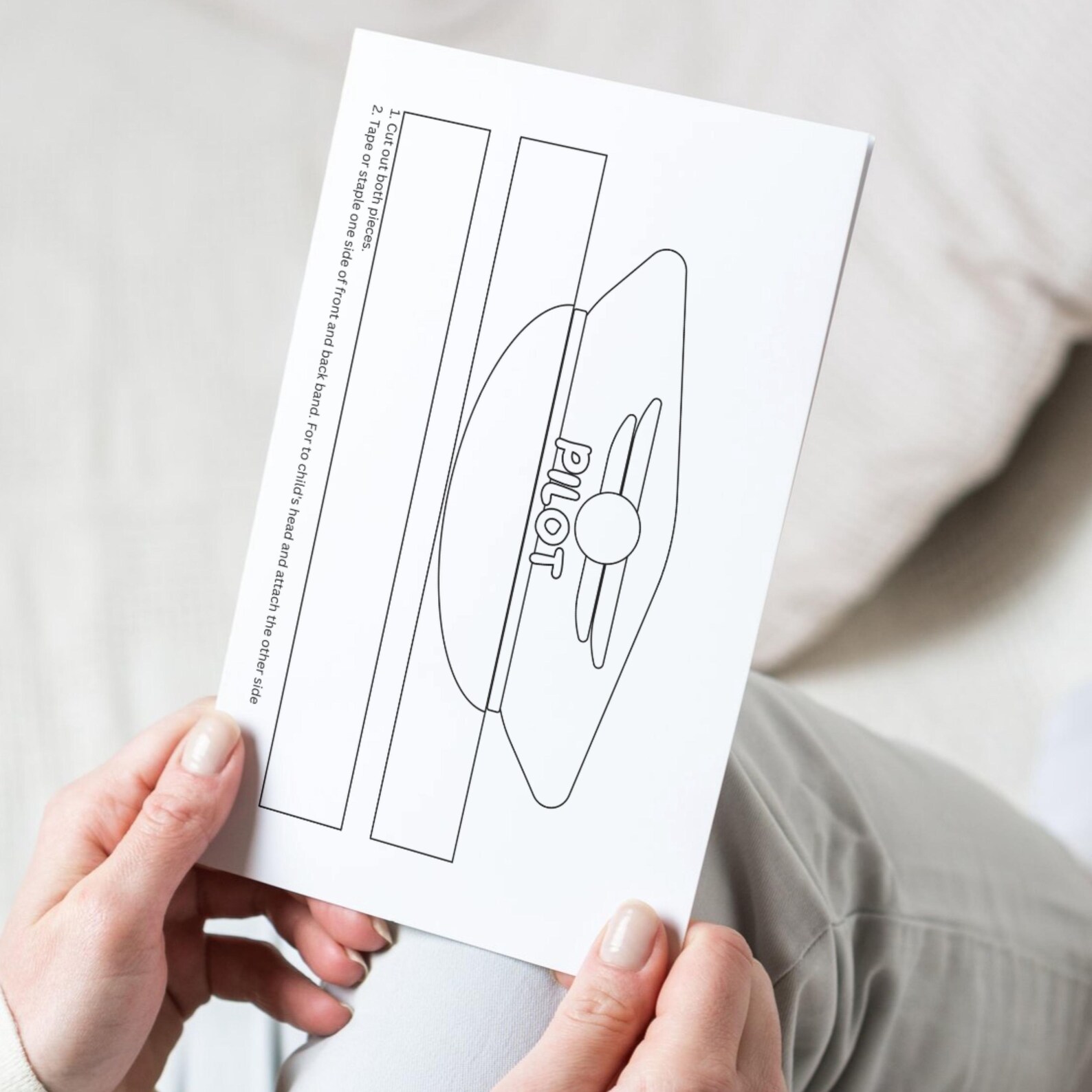 Coloring Job Hats for Kids: Personalized Paper Crown, Printable Craft ...