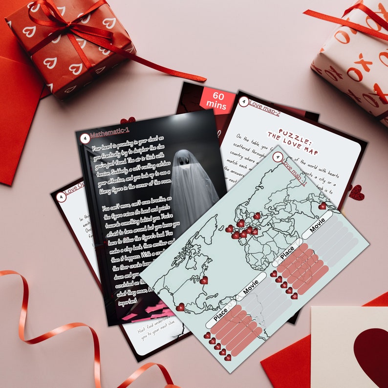 At Home Escape Room Valentine's Day Game for Teens Indoor Escape Date ...