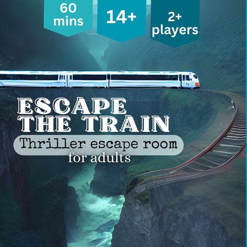 Train Escape Room: Adult Printable Game Night (digital Download) - Etsy